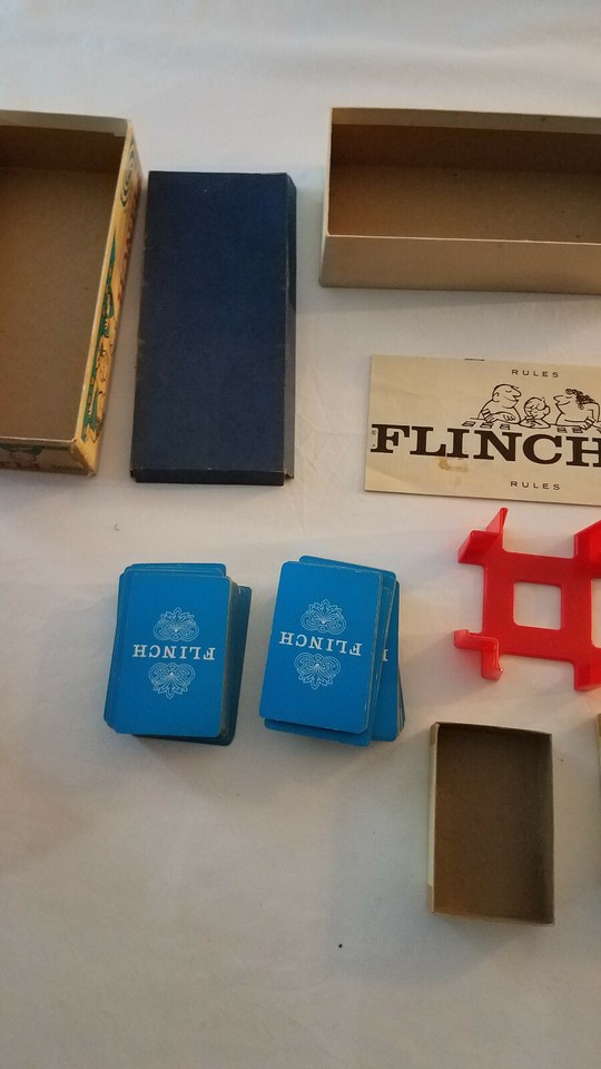 Vintage COMPLETE 1963 Flinch The Famous Card Game Parker Brothers | eBay