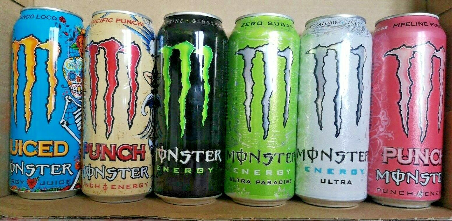 Monster ENERGY empty cans set of 6 bierdose 500ml 0,5 l limited edition ...