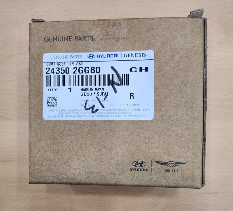 GENUINE OEM Hyundai Kia Intake CVVT Assy 243502GGB0 Genesis Sonata ...