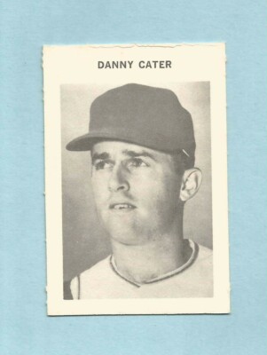 1969 Milton Bradley Baseball Danny Cater Oakland Athletics NM/MT | eBay