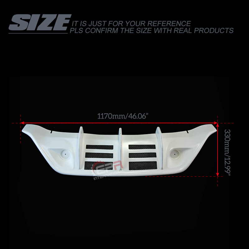 For R35 Type Z Fiberglass Rear Diffuser Under Spoiler Racing Tuning ...