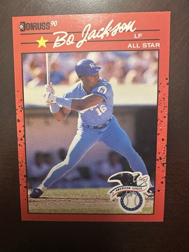 1990 Donruss - #650 Bo Jackson DOUBLE Error Card Missing TM and white ...