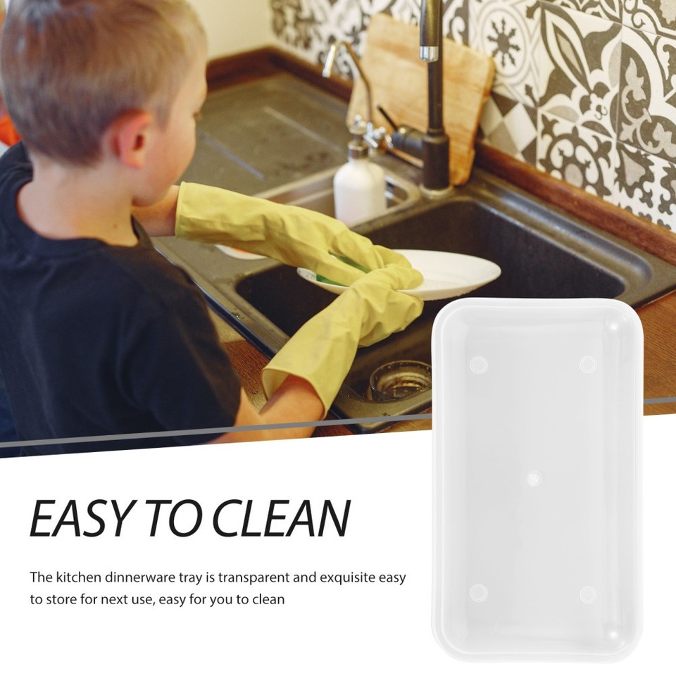 2 Pcs Kitchen Faucet Drip Catcher Plastic Water-containing Plate | eBay ...