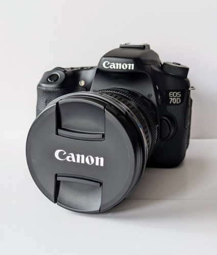 Canon EOS 70D Digital SLR Camera with EF-S 10-22mm Lens with Rode Video ...