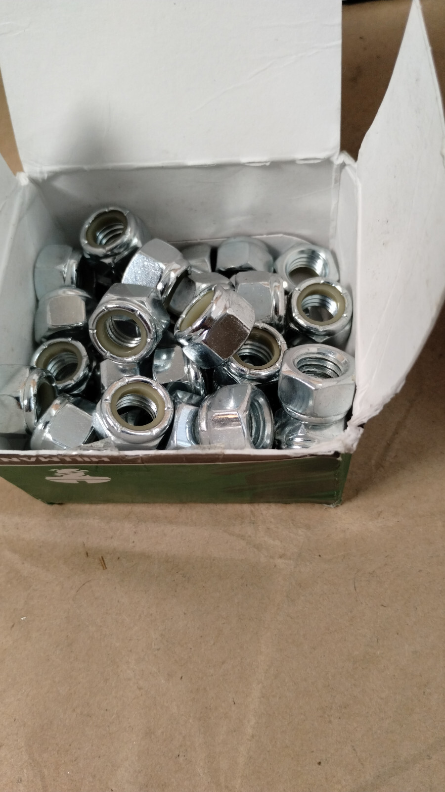 Lot 3 Boxes (150 Total) Hillman 180156 Zinc-Steel Nylon Insert Stop Nut ...