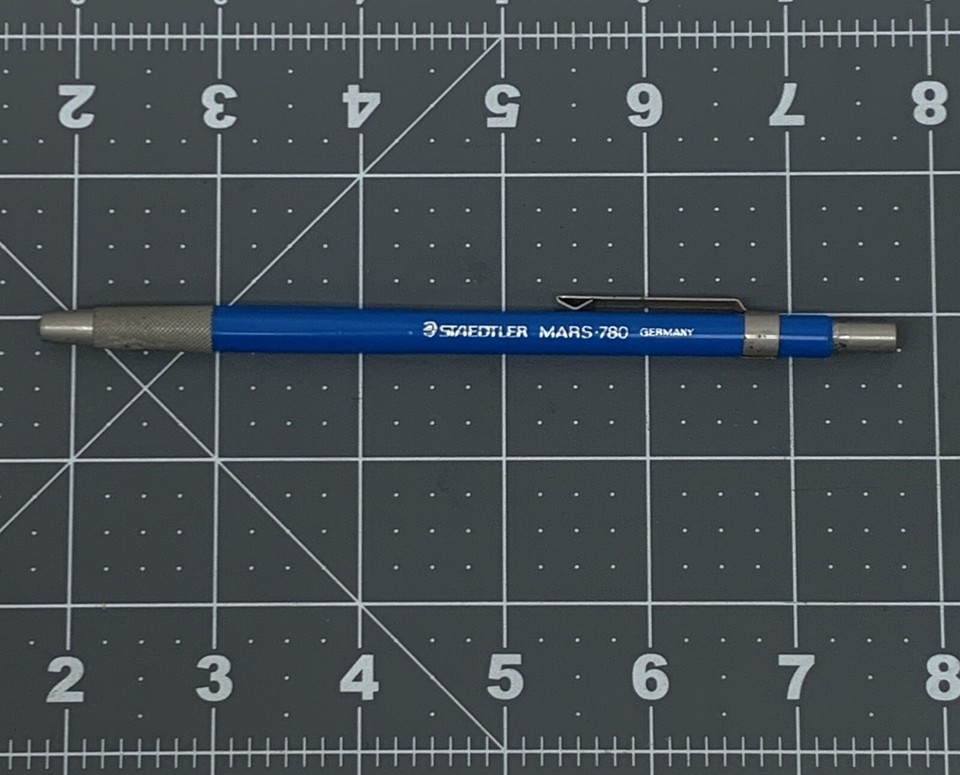Vintage Staedtler Mars 780 Mechanical Drafting Pencil Made Germany Blue ...