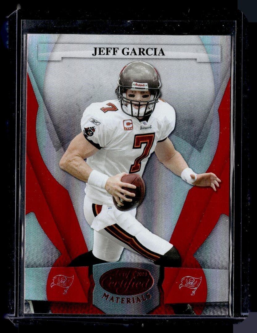 2008 CERTIFIED RED /100 JEFF GARCIA BUCS | eBay
