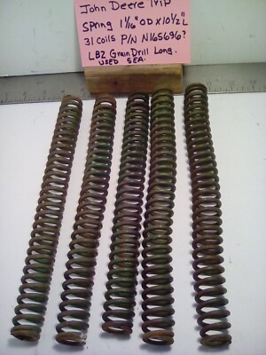 5 EA. JOHN DEERE OEM P/N N165696 TRIP SPRINGS FOR LONG HOE DRILL ...