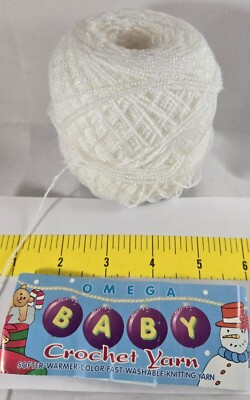 Omega Yarn Baby 68% Acrylic 28% Polyester 288y 1.5oz | eBay