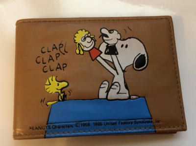 VTG 1965 Snoopy & Woodstock Peanuts CLAP CLAP CLAP Wallet | eBay