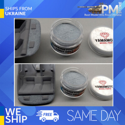Yamamoto YMP-FP005 Hi-Quality Flocking powder Light grey 25ml | eBay