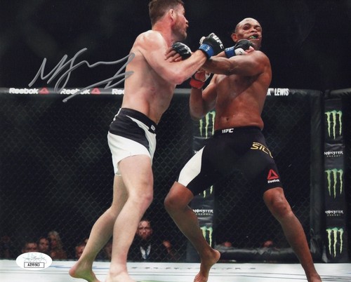 Michael Bisping autographed signed 8x10 photo Anderson Silva UFC JSA ...