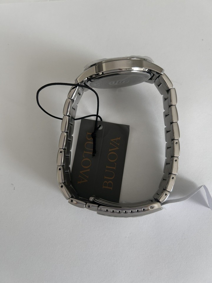 Bulova Men's Watch stainless steel gray dial 96A222 | eBay