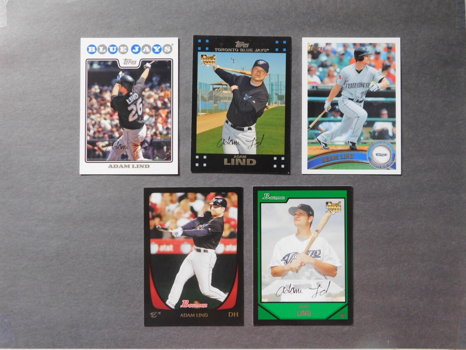 Adam Lind 5 Card Lot W/ROOKIE!!! | eBay