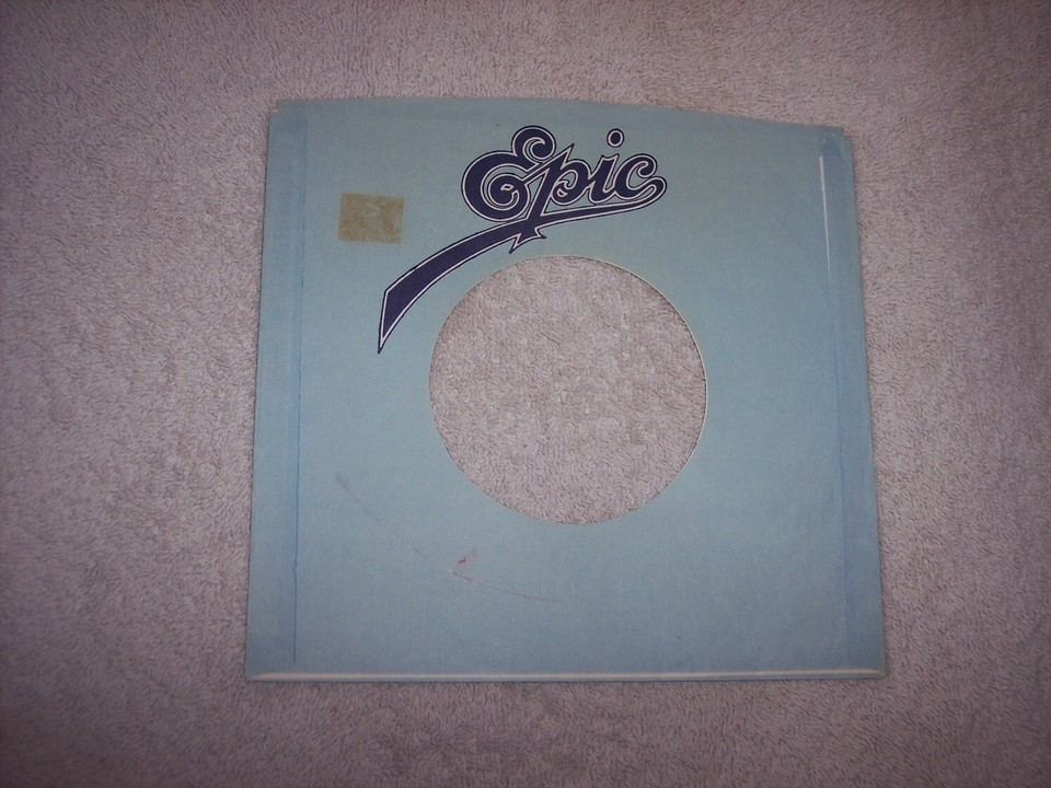 EPIC RECORDS 7 INCH 45 RPM ORIGINAL SLEEVE ONLY *NO SPLITS* #347 | eBay