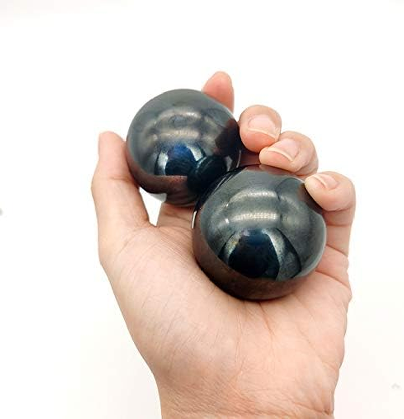 Firstnos 1.57Inch Chrome Steel Black Baoding Balls for Hand Therapy ...