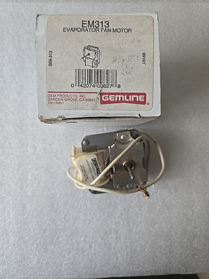 Gemline EM313 Refrigeration Evaporator Fan Motor | eBay