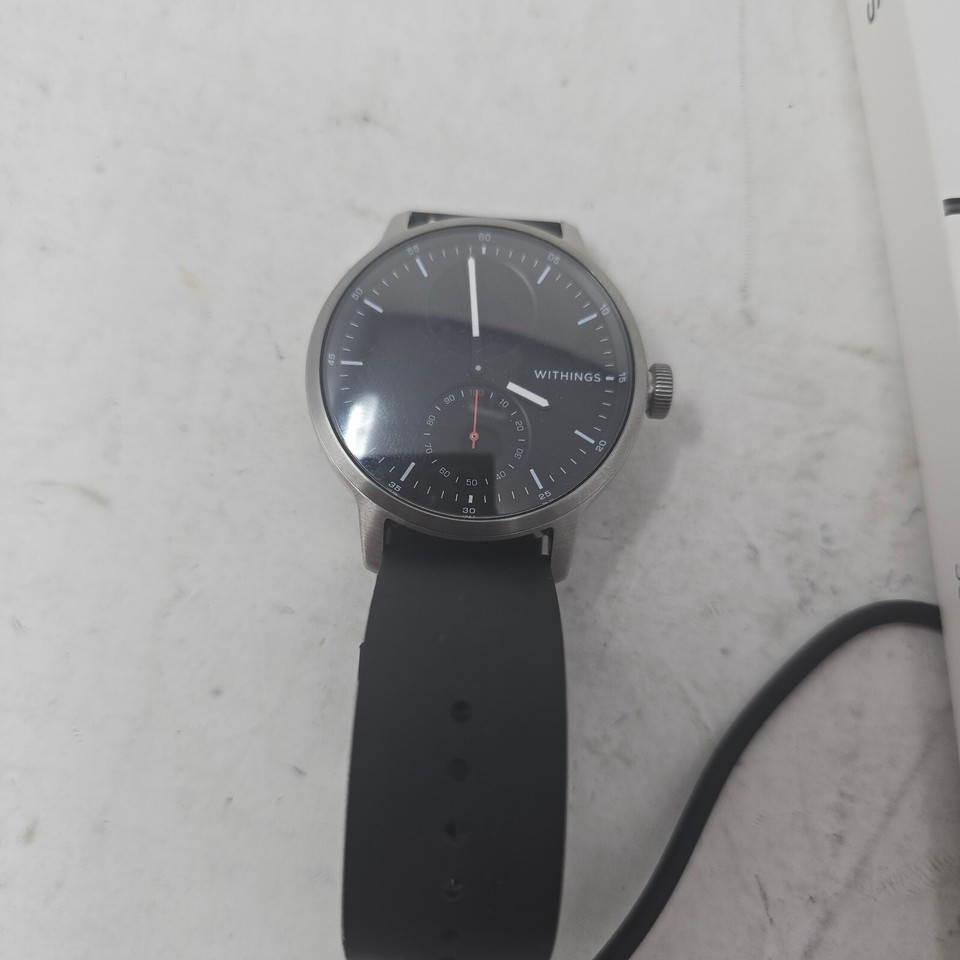 Withings HWA09 Scanwatch 42mm Black Heart Rate Monitor Oximeter | eBay