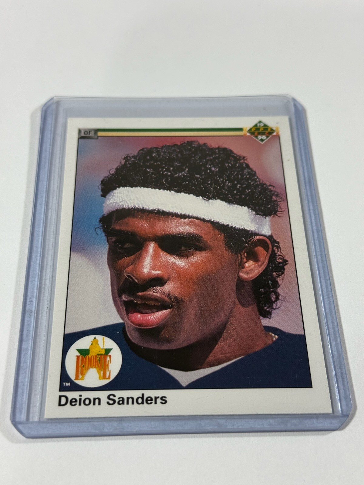 Deion Sanders 1990 Upper Deck Baseball Rookie Card RC #13 NM | eBay