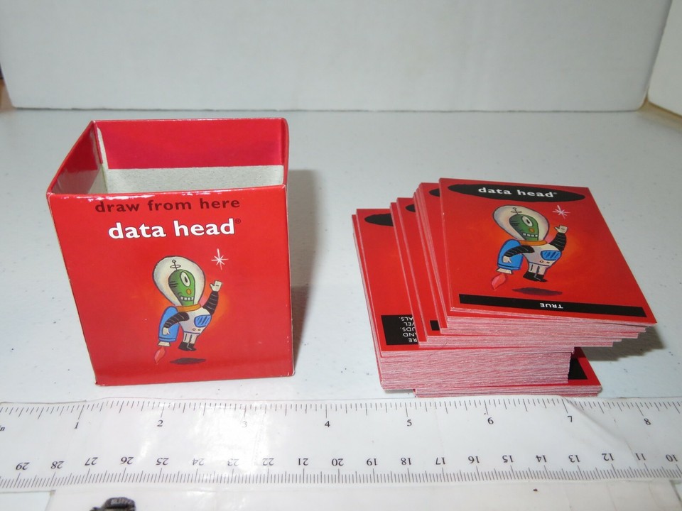2004 Cranium Board Game Replacement Red Data Head Card Deck Only | eBay