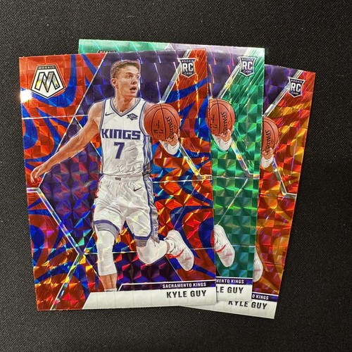 2019-20 Panini Mosaic KYLE GUY REACTIVE BLUE ORANGE RED & GREEN RC ...