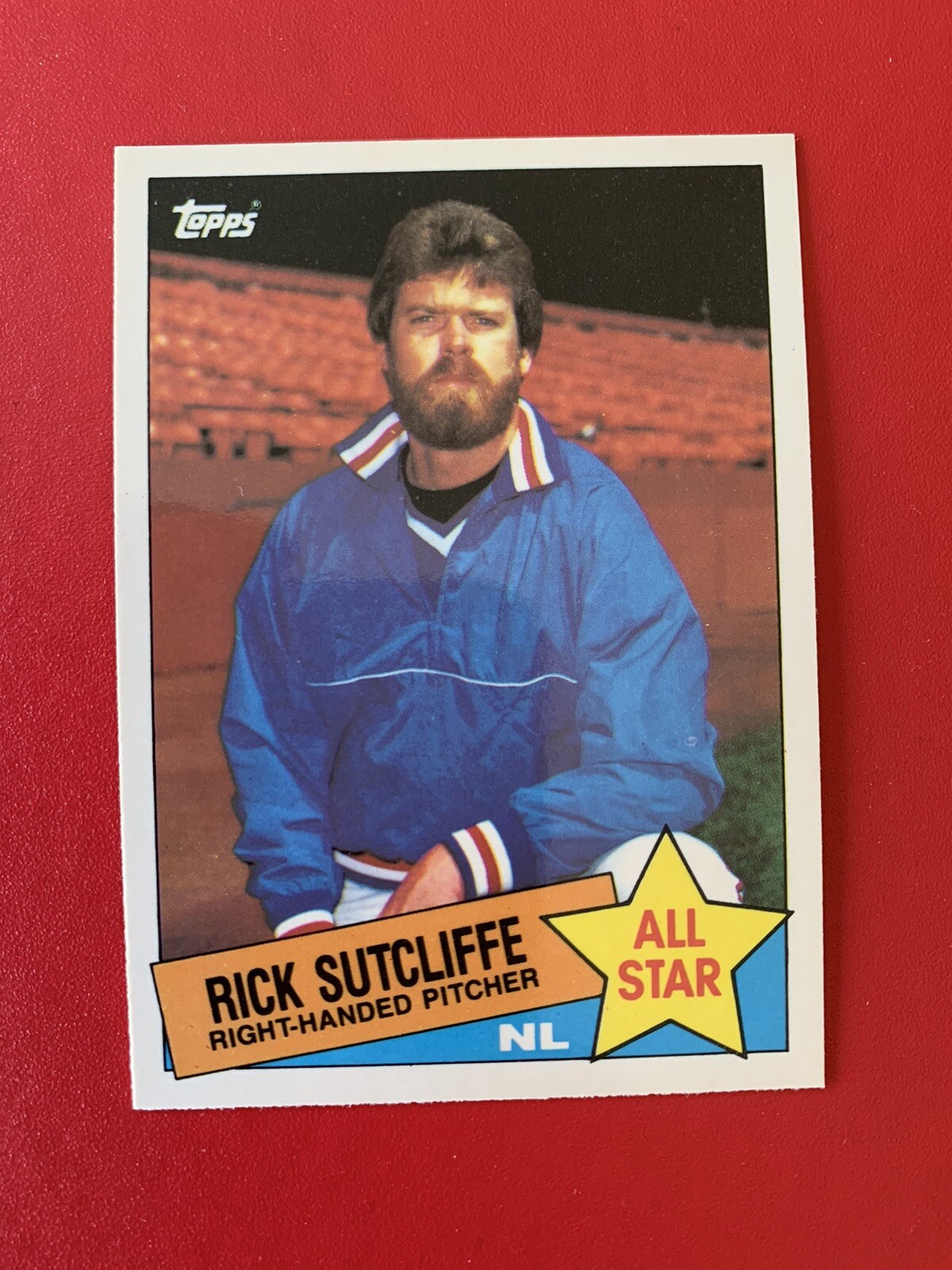 1985 Topps Tiffany 720 Rick Sutcliffe Cubs All Star NM/Mint | eBay