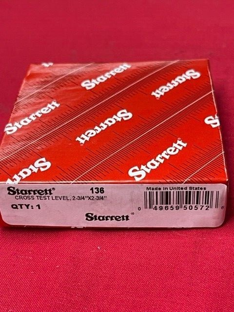 Genuine Starrett 136 Cross Test Level EDP 50572 for sale online | eBay