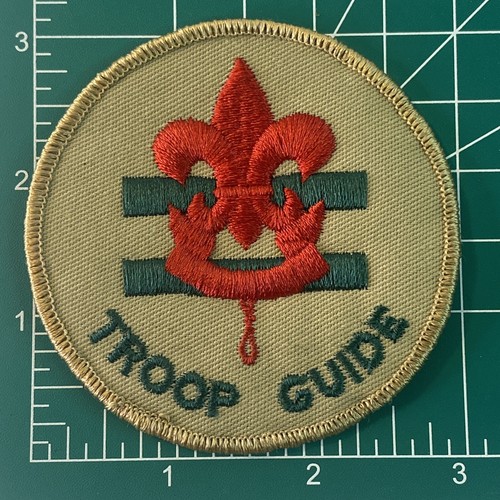 Troop Guide Boy Scouts Of America 3" Position Patch BSA Insignia Fleur ...