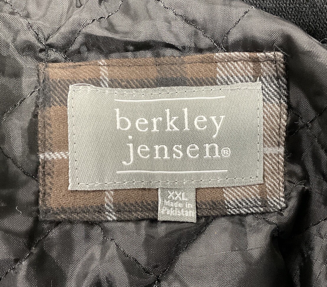 *NWT* Berkley Jensen (Size XXL) Hooded Flannel Quilted Jacket With Side ...