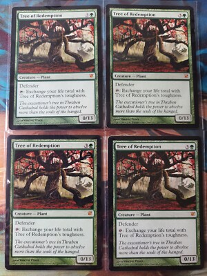 MTG Tree Of Redemption x4 Innistrad LP | eBay