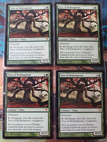 MTG Tree Of Redemption x4 Innistrad LP | eBay