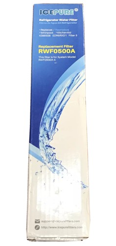 Ice pure RWF0500A 1PACK Compatible with Whirlpool 4396508, 4396510 ...