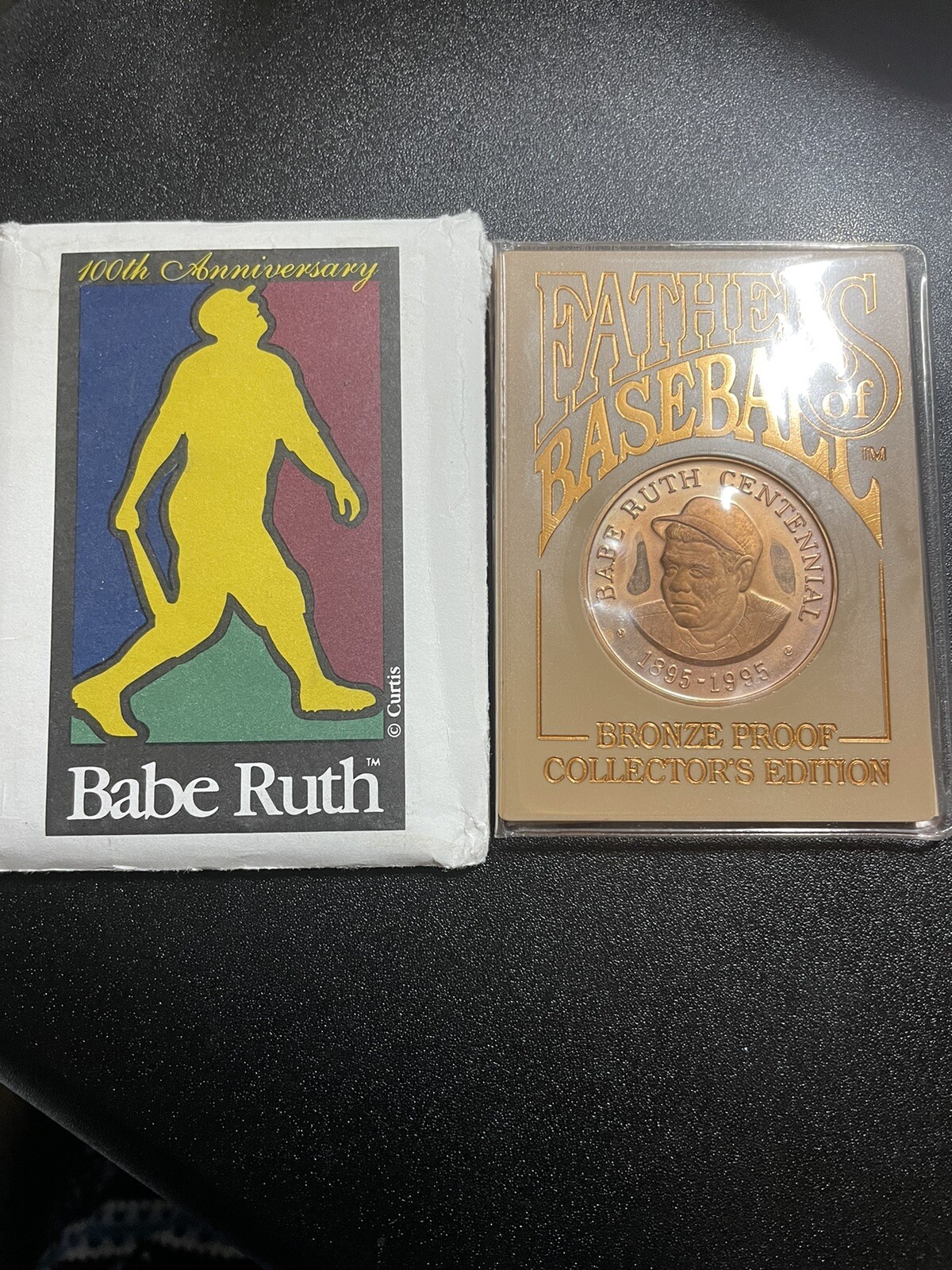 1993 Fathers of Baseball Babe Ruth Commemorative Coin Authorized by ...