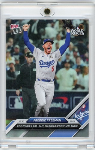 2024 Topps Now Freddie Freeman #886SP Los Angeles Dodgers Baseball Card ...