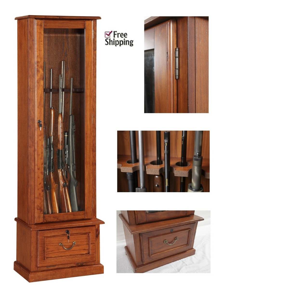 Gun Cabinets Walmart Homak 6 Gun Steel Gun Cabinet Walmart.com