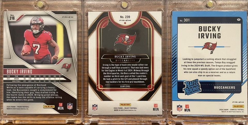 2024 Bucky Irving Rookie card Lots (3 Cards) | eBay