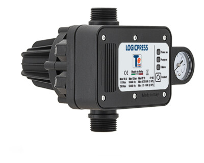 LOGICPRESS TARATO A 1,5 BAR + MANOMETRO PRESSCONTROL trevi. APPARECCHIO ...