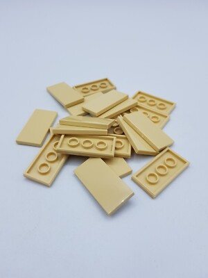LEGO LOT 20 X TILE 2X4 TAN REF 87079 / 6122047 *NEUF* | eBay