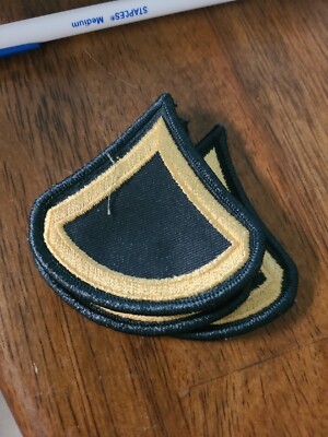 Vietnam War US Army PFC Private 1st Class Embroidered Rank Insignia ...