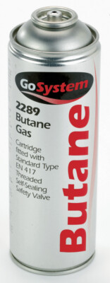 GoSystem Butane Gas 277g Cartridge with Self-Sealing Valve - EN417 ...