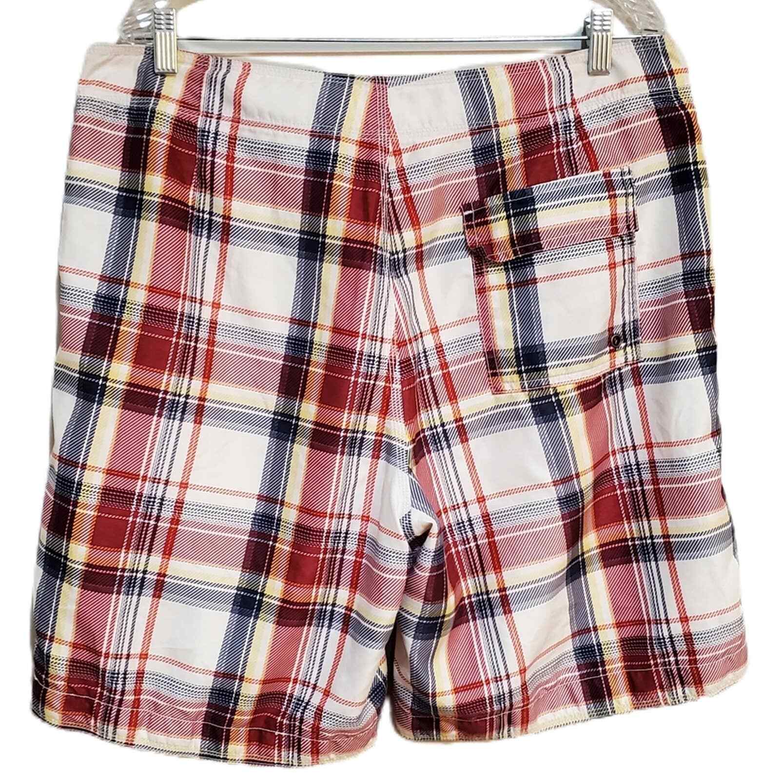 Gap Window Pane Plaid Swim Bathing Trunks Men's Size … - Gem