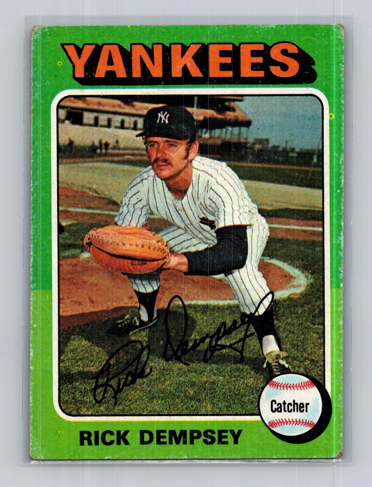 1975 Topps #451 Rick Dempsey New York Yankees Baseball Card | eBay