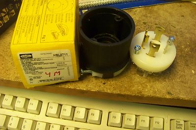 hubbell hbl2711 Twist-Lock Insulgrip Plug 30 amp 125/250 v | eBay