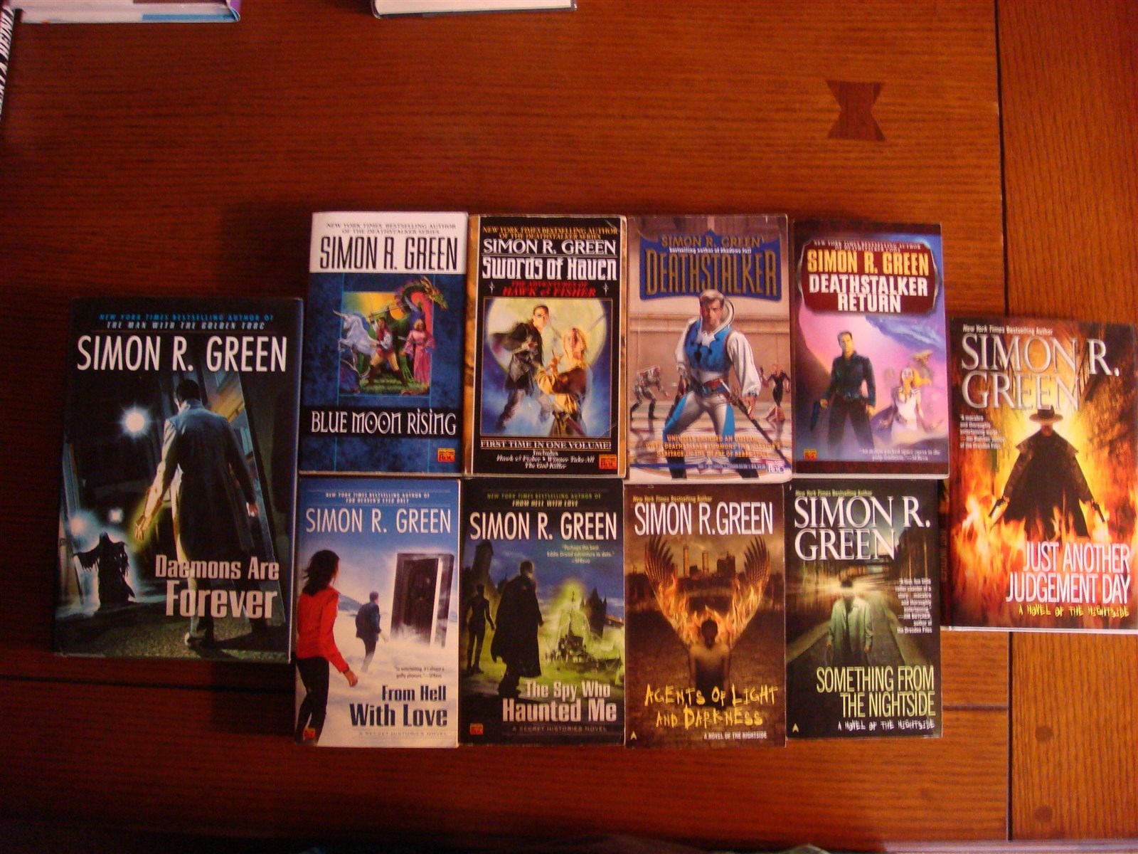 Simon R. Green - Lot of 8 PB & 2 HC-Nightside/Deathstalker/Secret ...