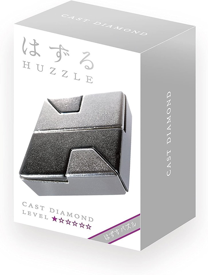 Hanayama Cast Puzzle Huzzle Diamond Intellectual Gifts F/S w/Tracking ...