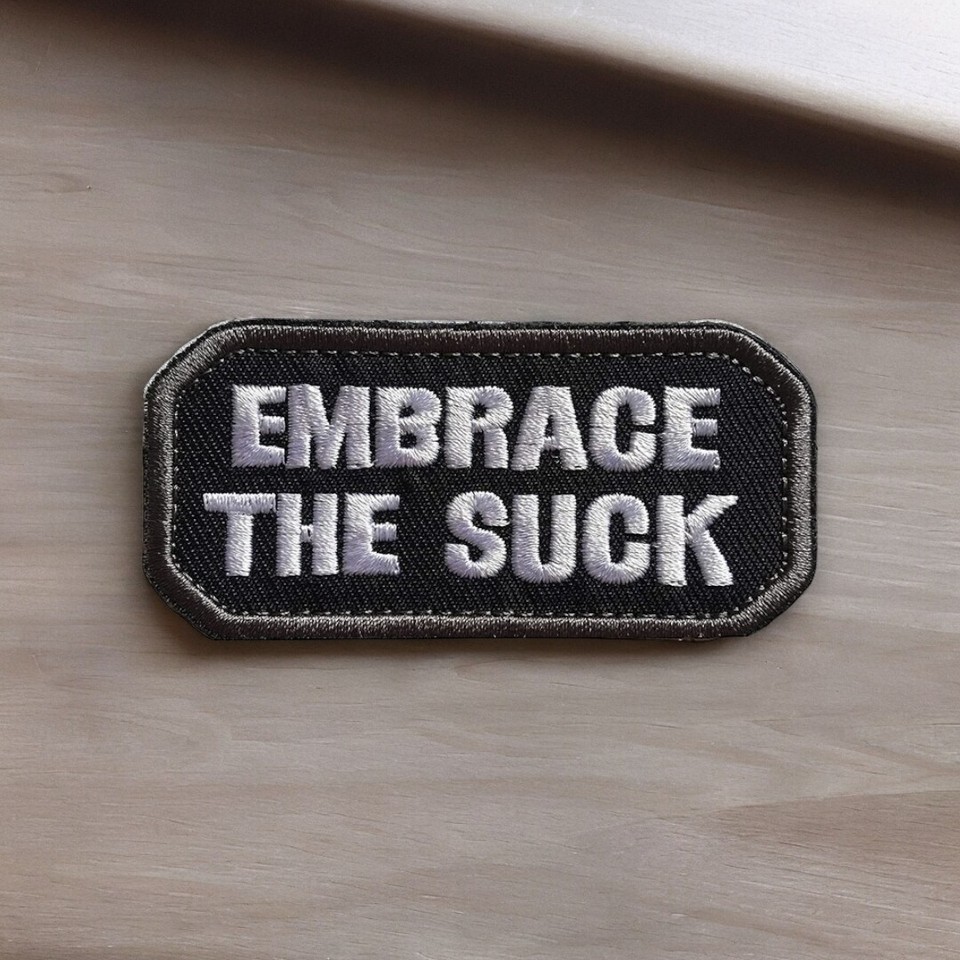 Different Slogan Military Funny Embroidered Hook & Loop/Iron-On 2x3in Patches | eBay