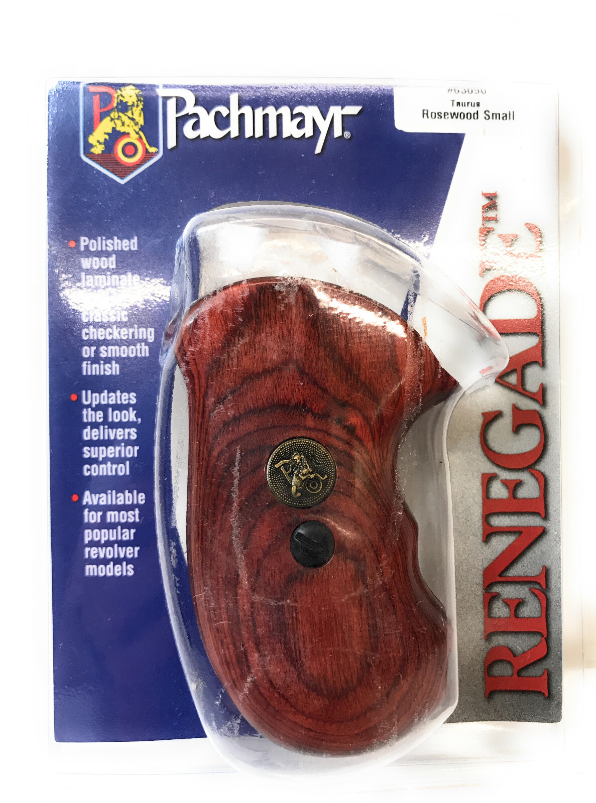 PACHMAYR Renegade Deluxe Grip, Taurus, Small Frame Rosewood Smooth ...