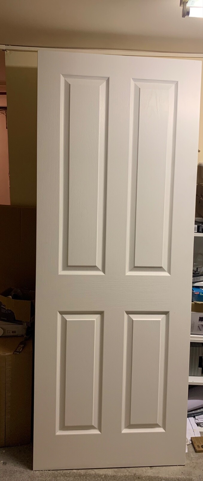 Wickes Chester White Grained Moulded 4 Panel Internal Door - 1981 x ...