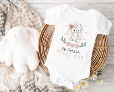 Easter delight: Personalised Baby Bodysuit / Romper - Customised Easter Bodysuit | eBay Australia