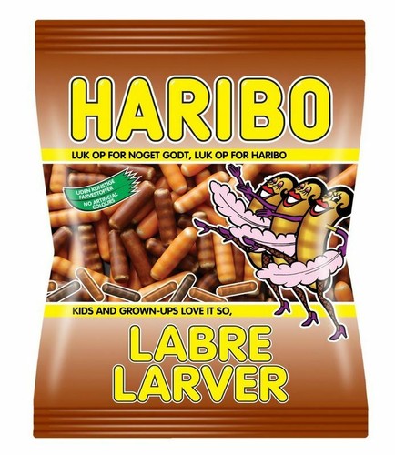 HARIBO LABRE LARVER 325g - Dänisch - Karamell - Lakritz - Dragee - | eBay